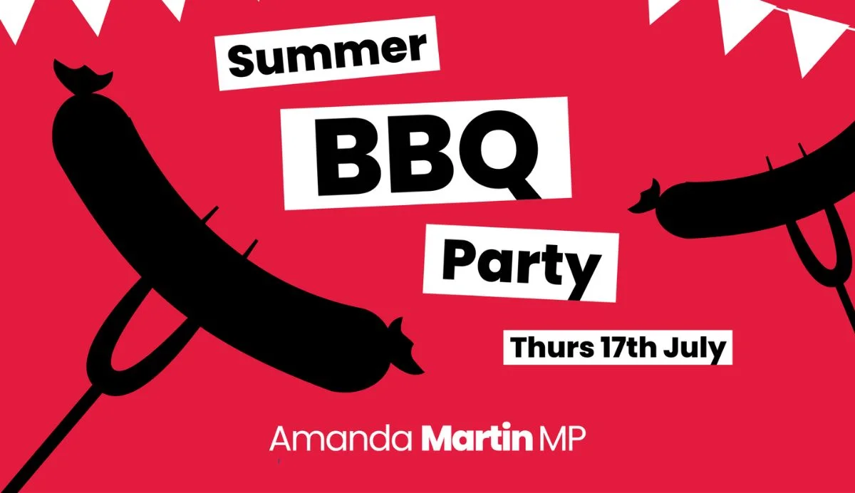 Amanda Martin MP Hosts Summer BBQ to Mark Election Anniversary