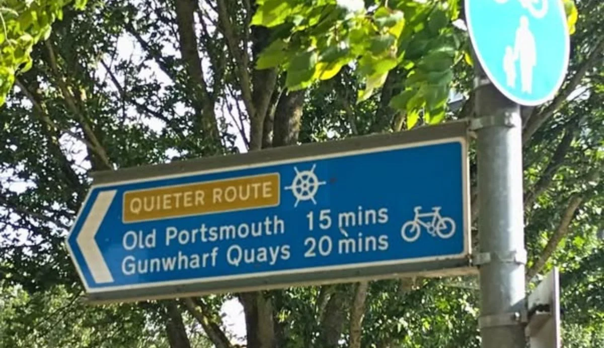 New Signs Enhance Portsmouth's Shipwrights Way Coastal Route